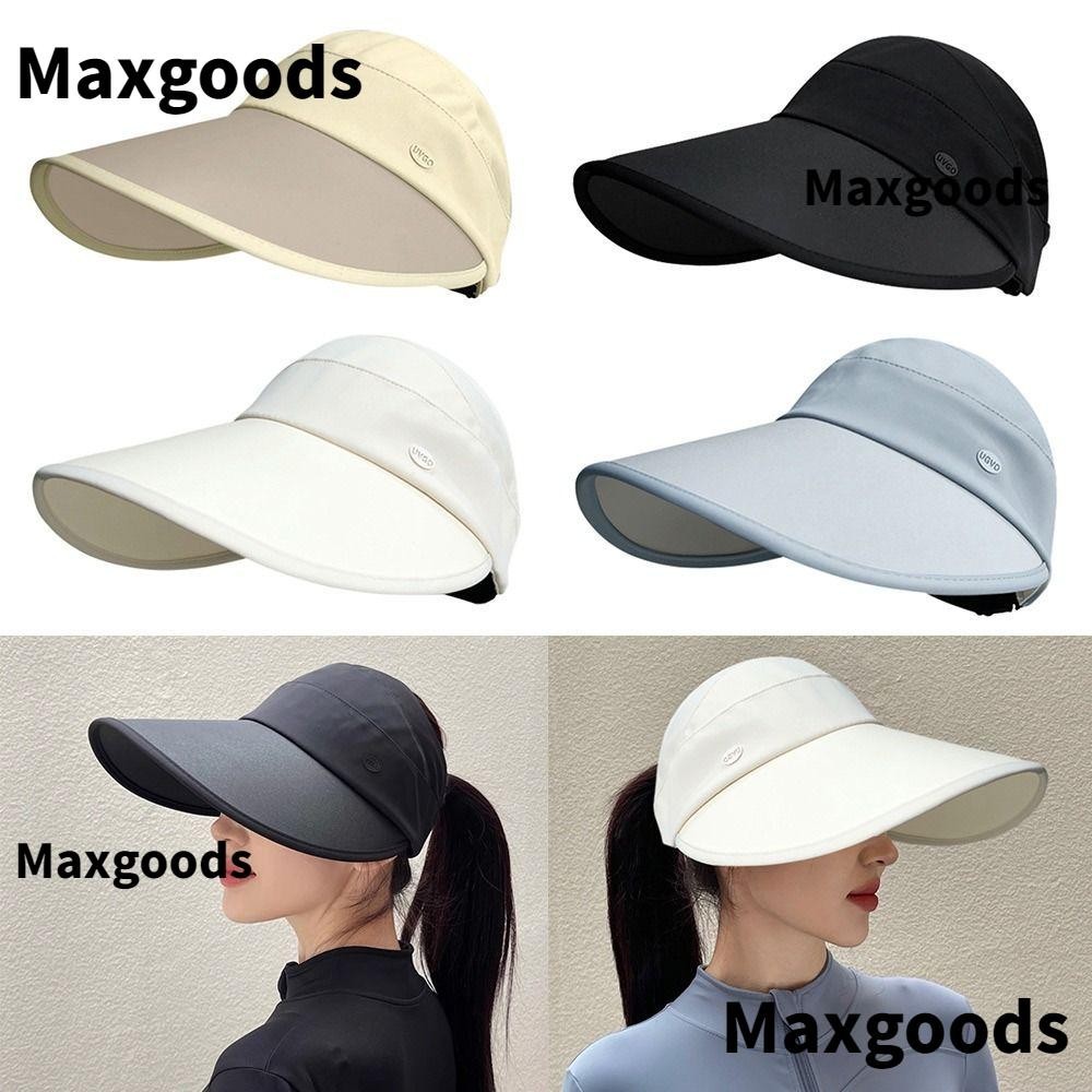 MAX Baseball Hat, Letter Embroidered UV Protect Sun Hat, Fashion Sun ...