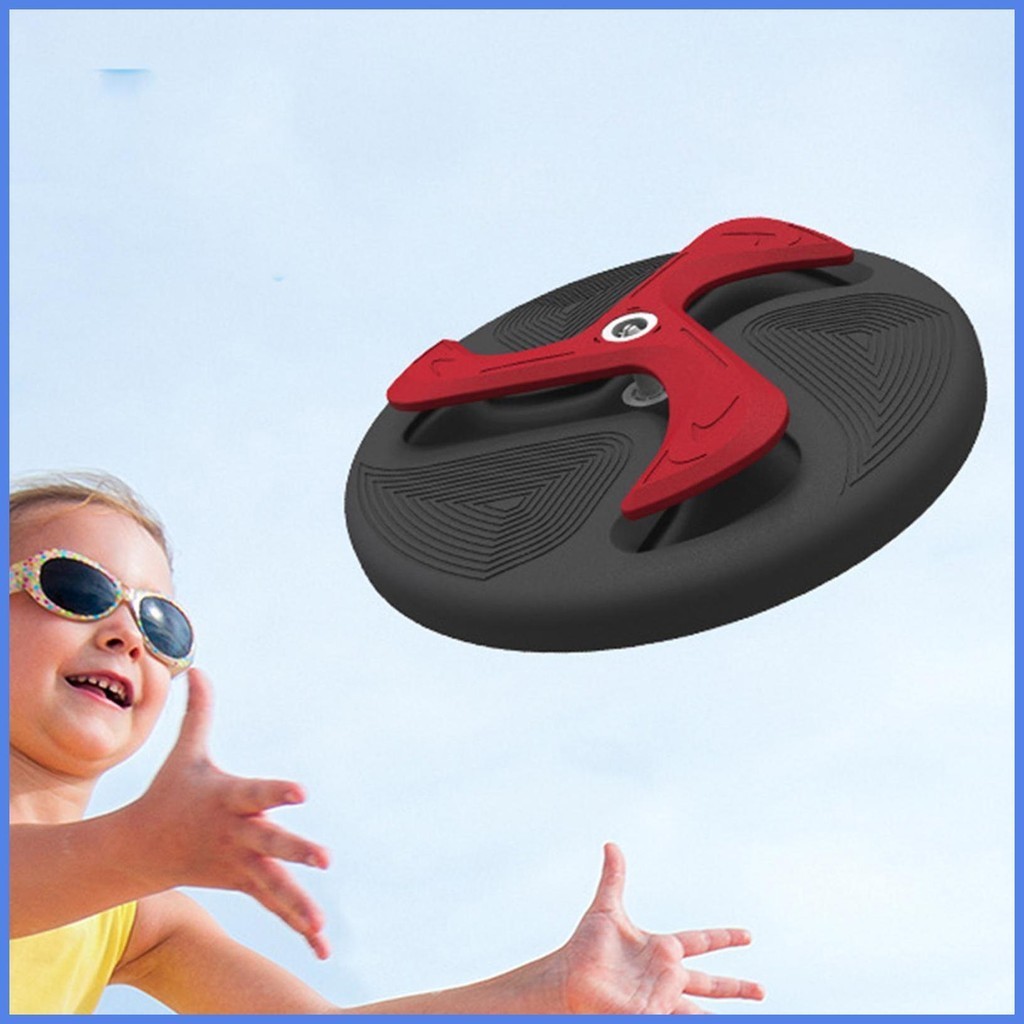 Flying Disk Toy Interactive Fun Soft Disc Toy 2 In 1 Stable Flight ...