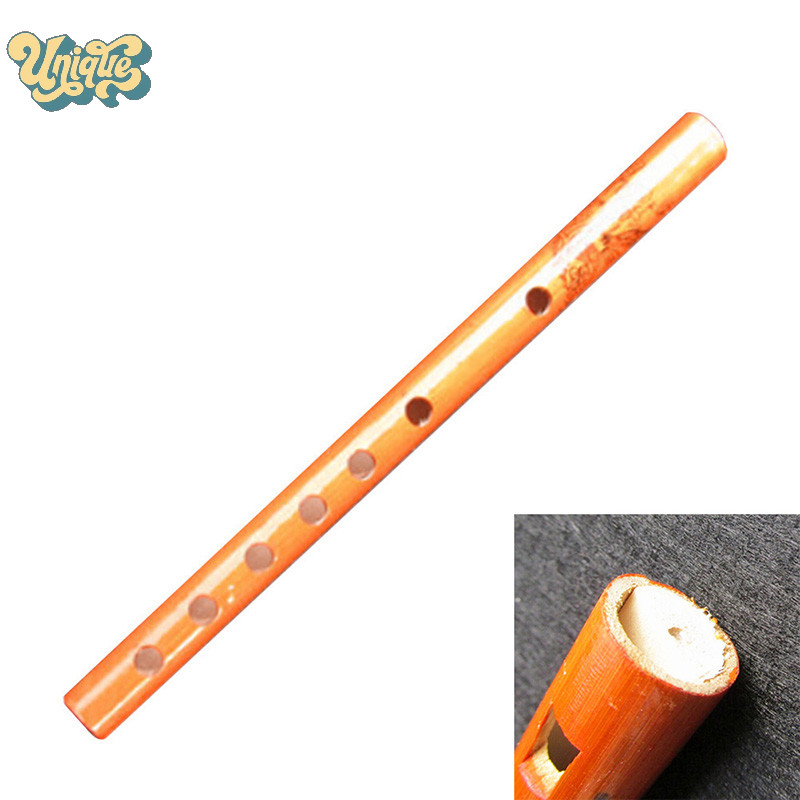 (Unique) Traditional 6 Hole Bamboo Flute Clarinet Student Musical ...