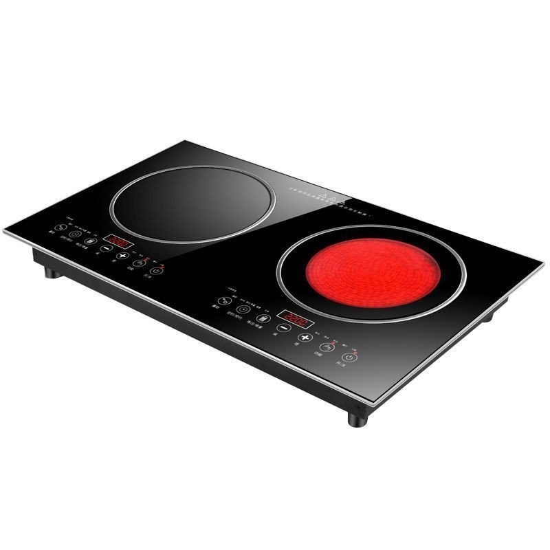 Double Stove Induction Cooker One Electric One Ceramic Tabletop ...