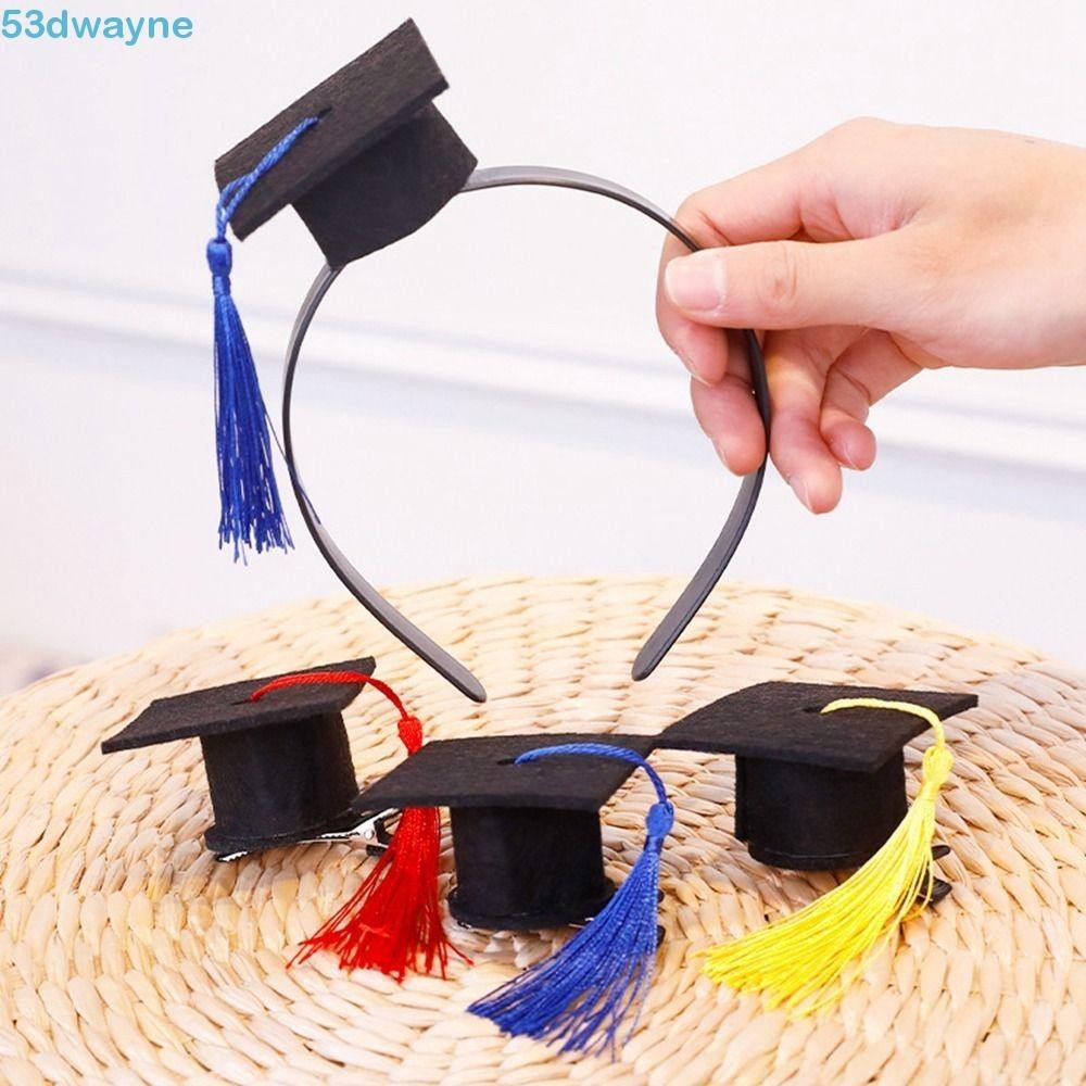 DWAYNE Mini Bachelor Hat Hairpin, Mini Doctor Hat Celebrate Party Mini ...