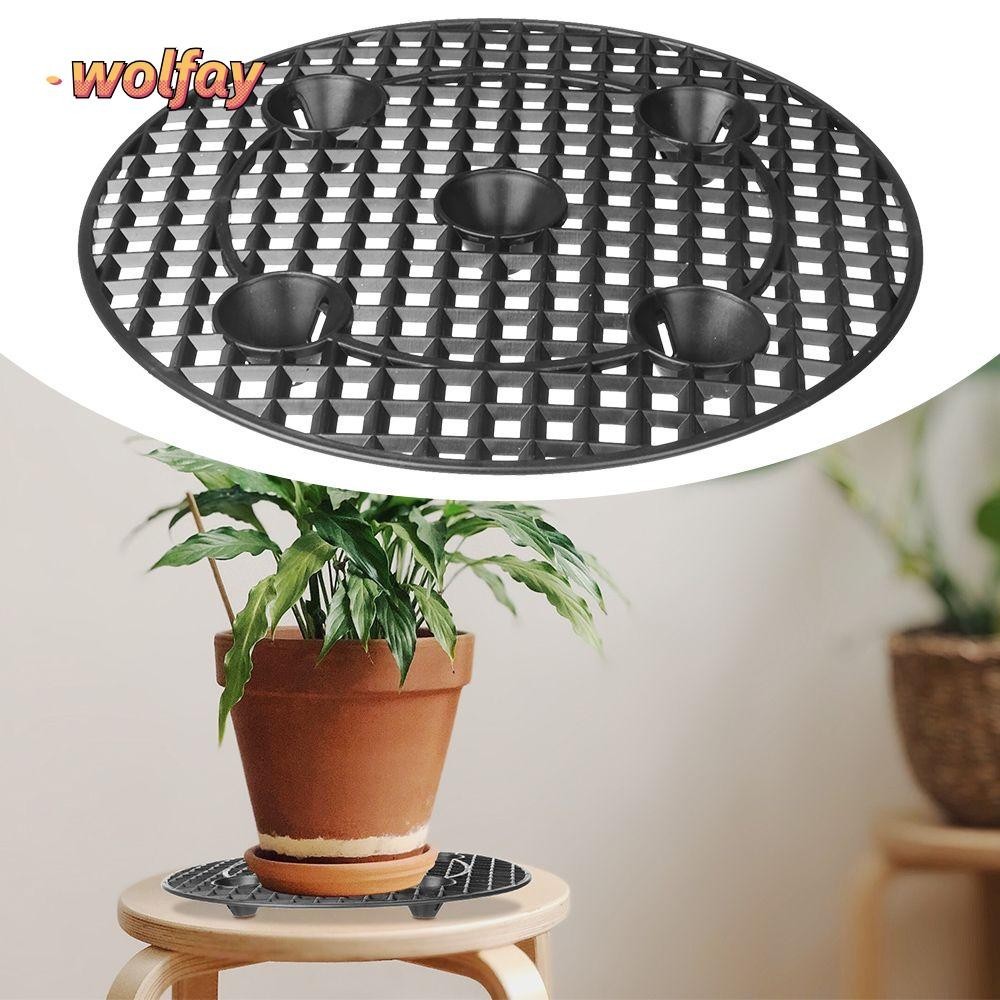 WOLFAY Plant Level Pot Elevator Heavy Duty Flower Pot Plant Holder ...