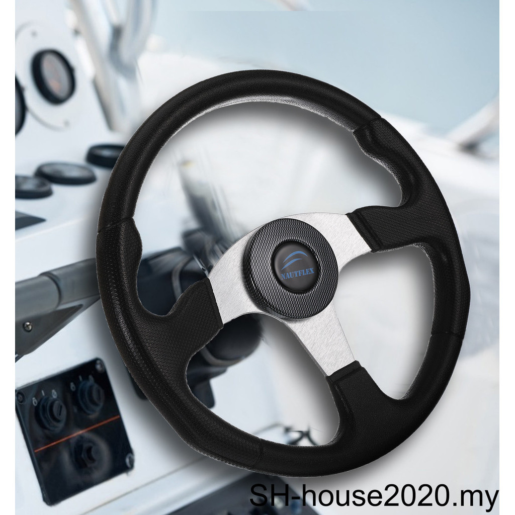 Speed Boat Steering Wheel with Cap Automobile Helm Upgrade Accessories ...