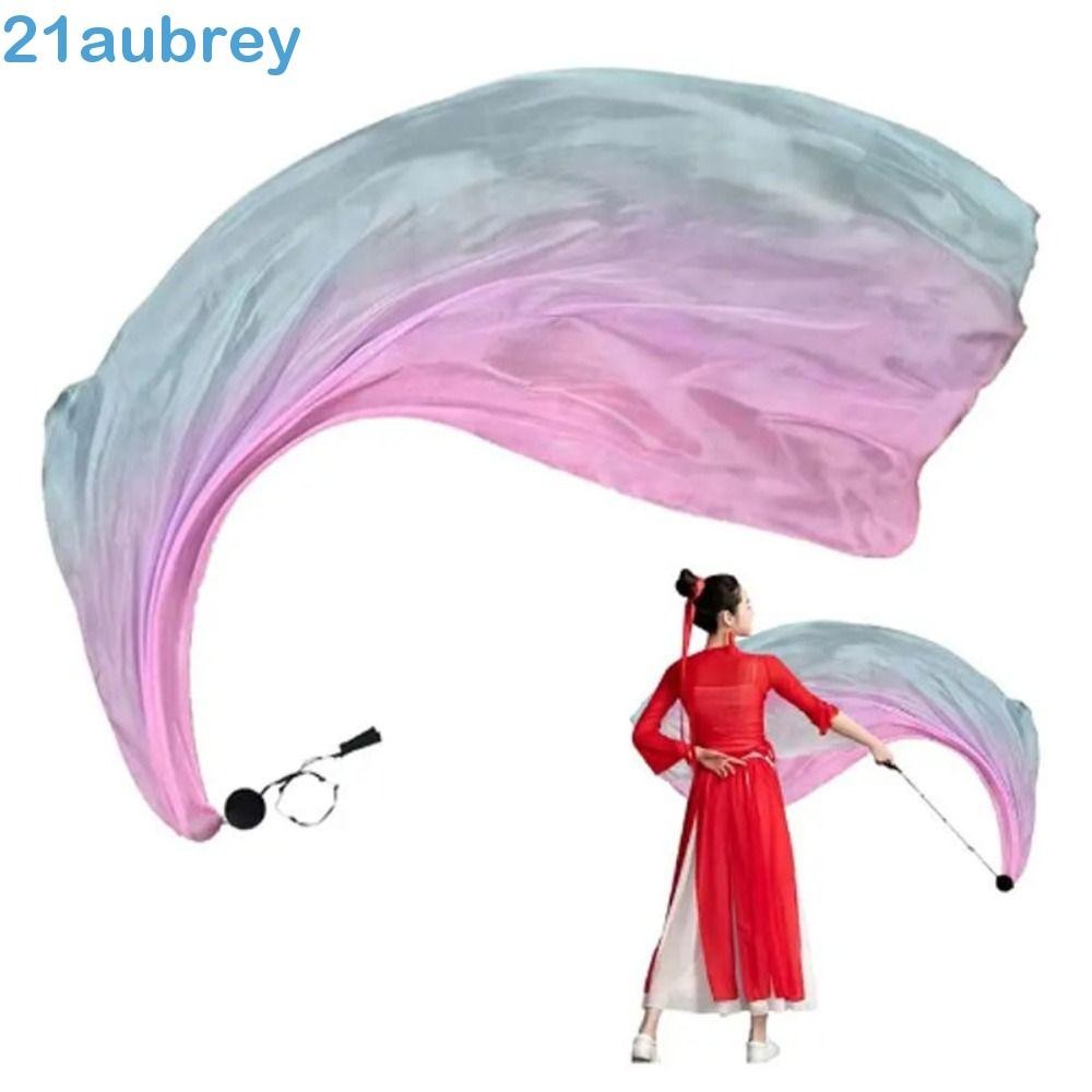AUBREY1 Dance Silk Veil Chain Ball, Colorful Thrown Ball Silk Flags ...