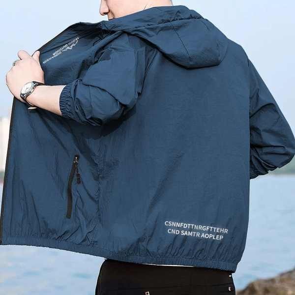 riding jacket elgini windbreaker Jaket Pelindung Matahari Sutera Ais ...