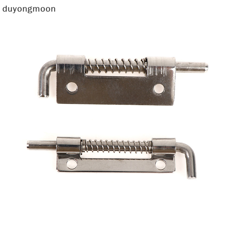 (duyongmoon) 1pc 304 Stainless Steel Loaded Hinge Security Spring Bolt ...