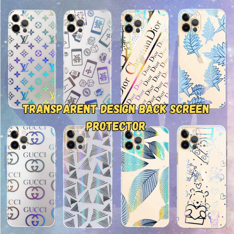 Honor X5 Plus X7c X8 X8A X8b 5G Transparent Modern Back Sticker Cover ...