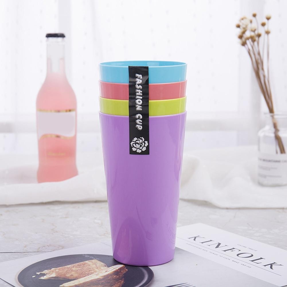 Ecofriendly Wide Mouth Plastic Drinking Cup Trumpet Style No Lid Pure ...