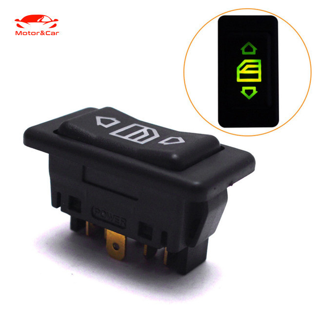 jianting 12V/24V 20A 6Pin Auto Electric Power Window Switch Button for ...