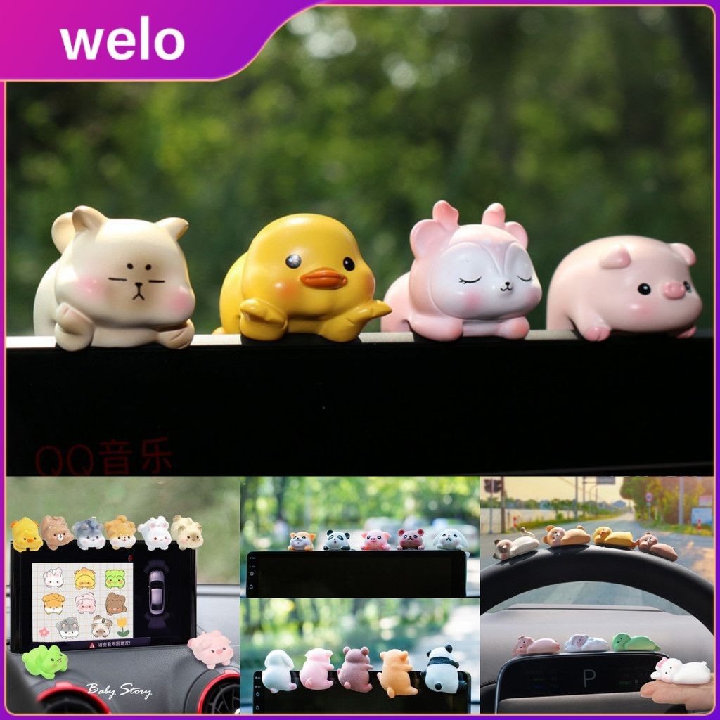 34 Styles Cute Animal Computer Tv Screen Monitor Lie-prone Decorations ...