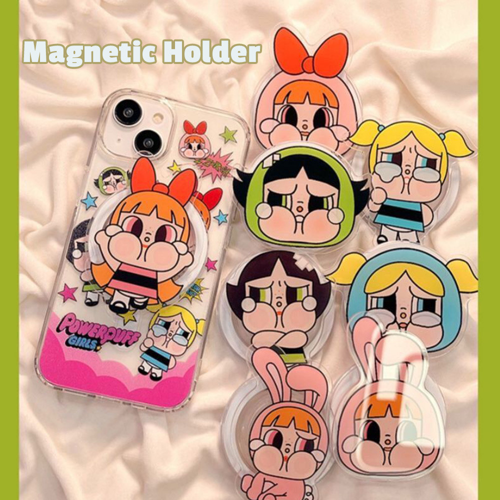Fashion Powerpuff Girls Cryingbaby PopMart for Magnetic Phone Griptok ...