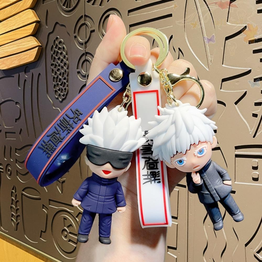BLISS Jujutsu Kaisen Keyring, Keys Holder Gojo Satoru Doll Jujutsu Kaisen Keychain, Creative ...