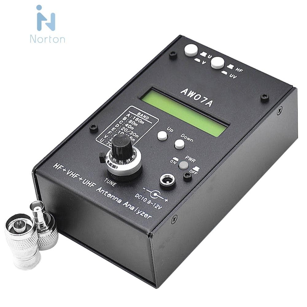 HF/VHF/UHF AW07A 1.5-490MHZ 160 M HF +UV Spectrum Analyzers SWR Antenna ...