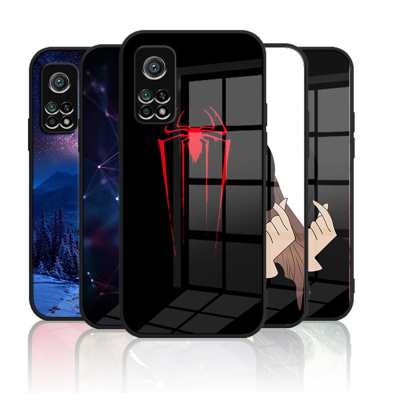 Glass Casing Xiaomi mi 10T 5g / mi 10t pro 5g Tempered Glass Case Hard ...