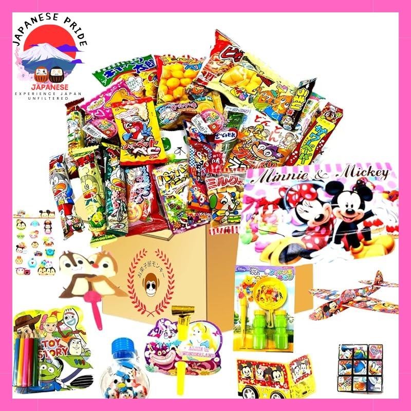 [Japan] Dagashi, toy assortment, Disney set, carefully selected 30 ...