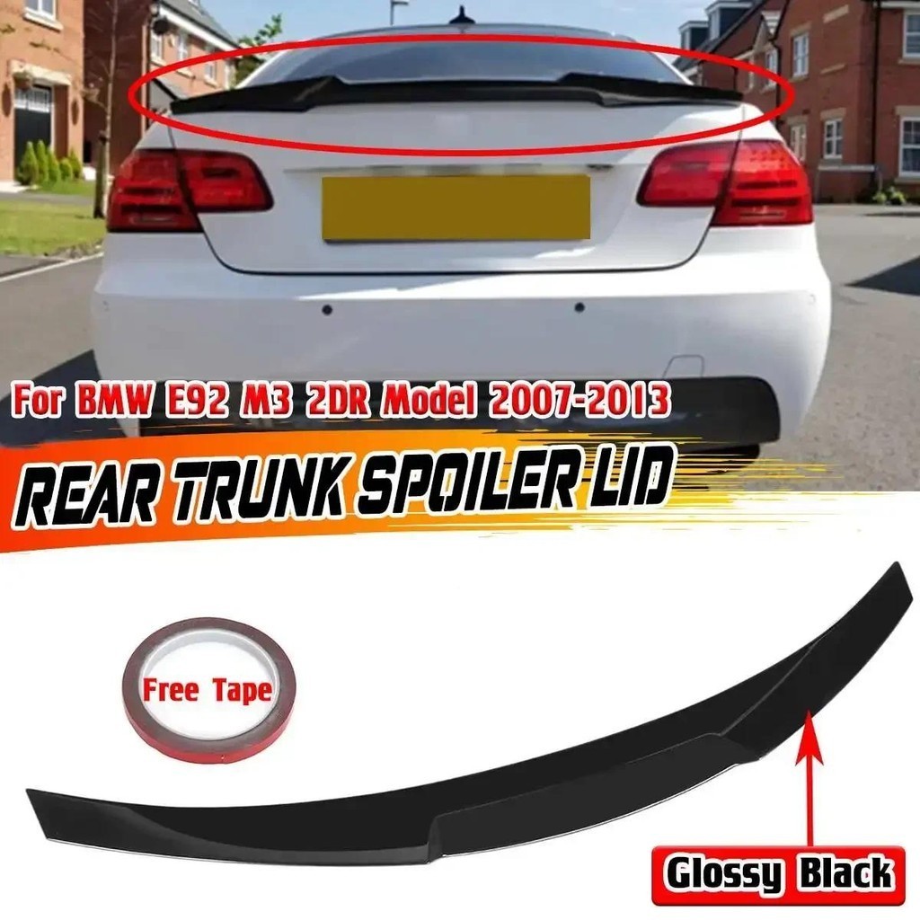 P/M4/PSM Car Rear Trunk Spoiler Wing Lid Wing Lip For BMW E92 M3 2DR ...