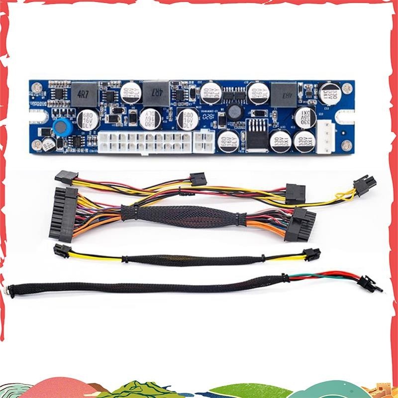 DC 19V DC ATX PSU 19V 200W Pico ATX Switch Mining PSU 24Pin MINI ITX DC ...