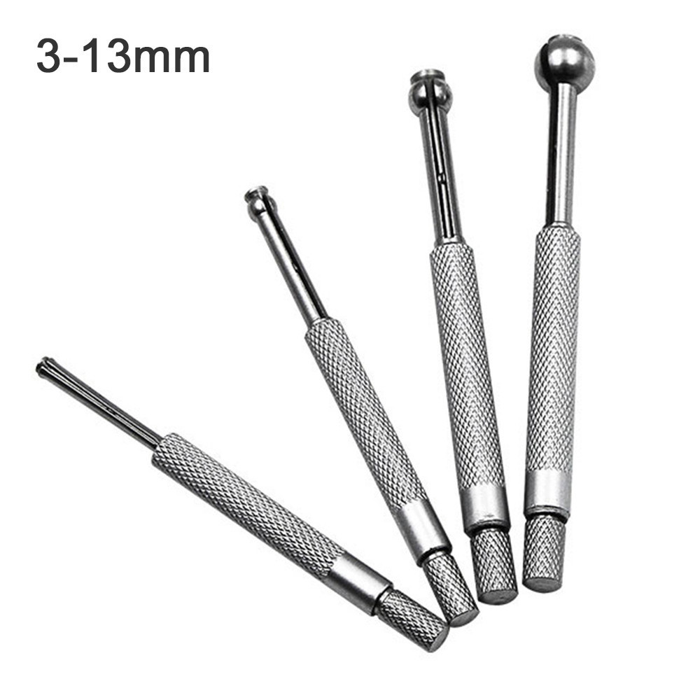 4pcs 3-13mm Full Ball Small Hole Gage Range Telescoping Bore Gauge ...