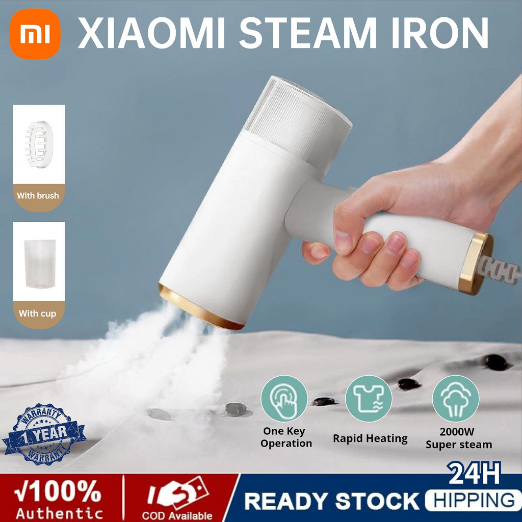 📦Local sellers📦Xiaomi Mijia steam iron 1000W Handheld Mini Foldable ...