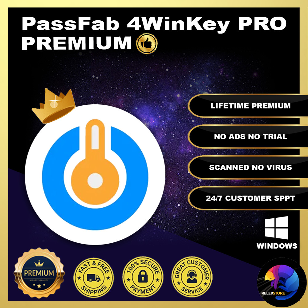 PassFab 4WinKey ⭐ Full Version ⭐ Windows PC Software | Lifetime Premium ...