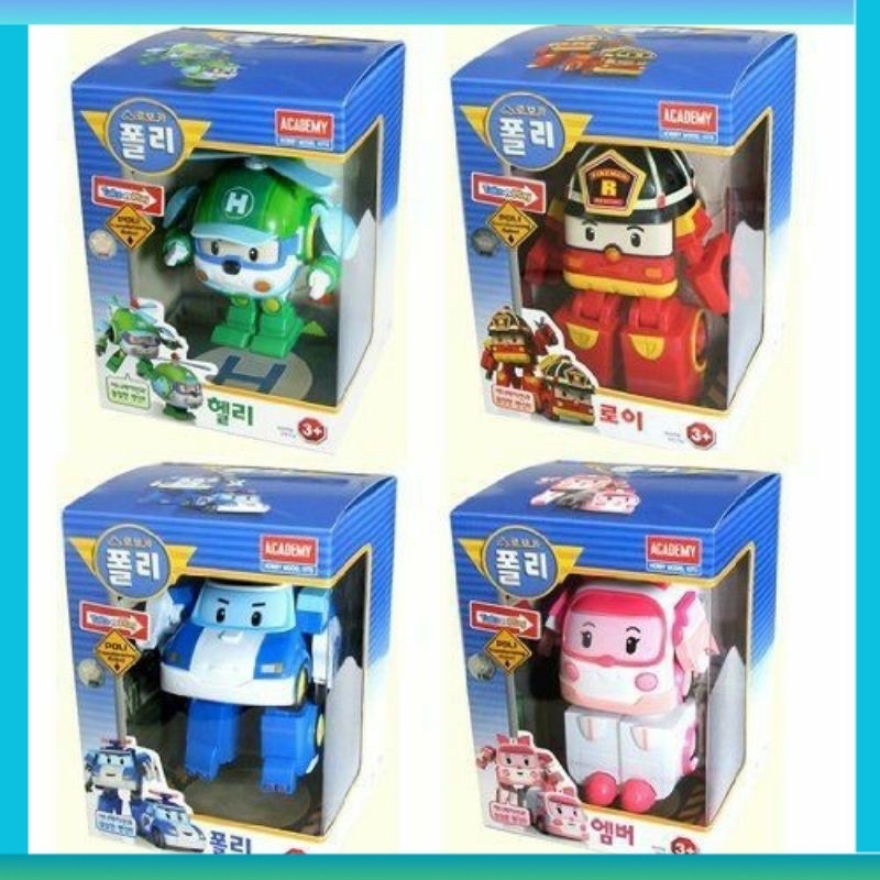 ROBOCAR POLI Jc Poly Robot Toys Helly Robocar poly Robot Poli | Shopee ...