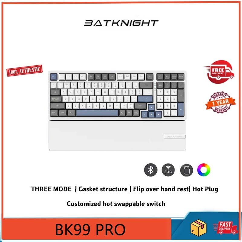 BatKnight BK99 Pro Smart Mechanical Keyboard with Foldable Handle ...