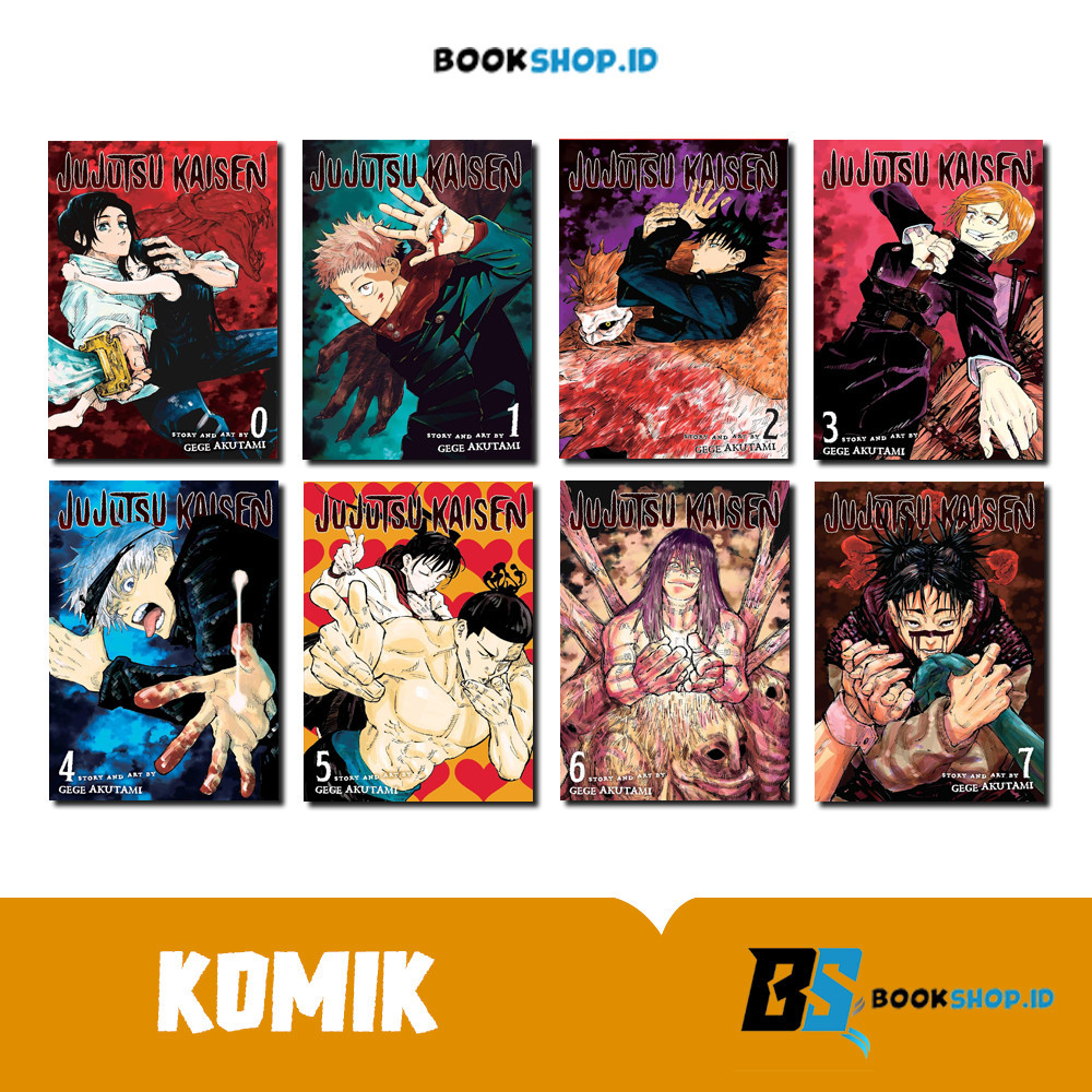 Jujutsu Kaisen Comics by Gege Akutami Vol. 0-27 | Shopee Malaysia