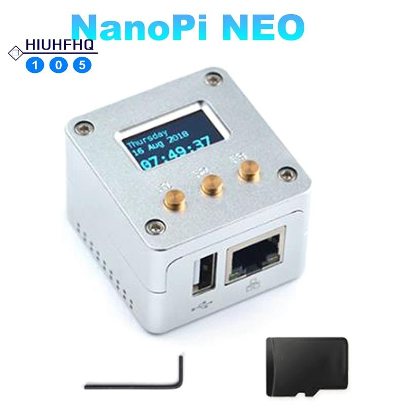 NanoPi NEO+OLED Display+Metal Case Kit Open Source H3 Development Board 512MB DDR3 RAM Ubuntu ...