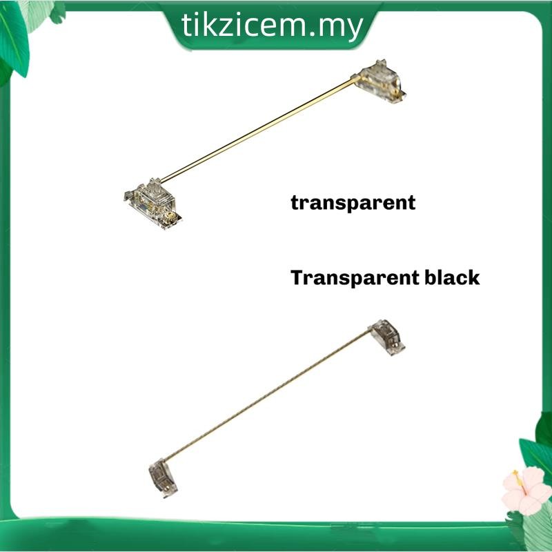 Transparent Gold Plated Plate Mounted Stabilizer PCB Mount Keyboard ...