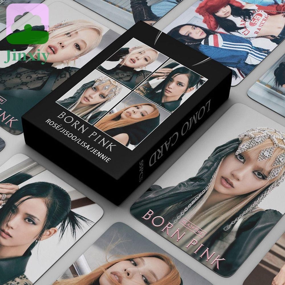 JINXIY Lomo Card Set Treasure Card Set Fans Gifts 55pcs/Box Born Pink ...