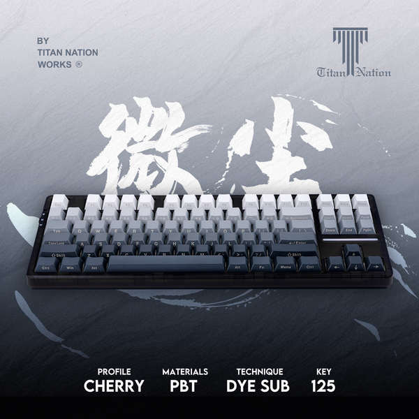 keycap anime cherry mx keycaps keycap Titan Country Dust Dust 125-Key ...