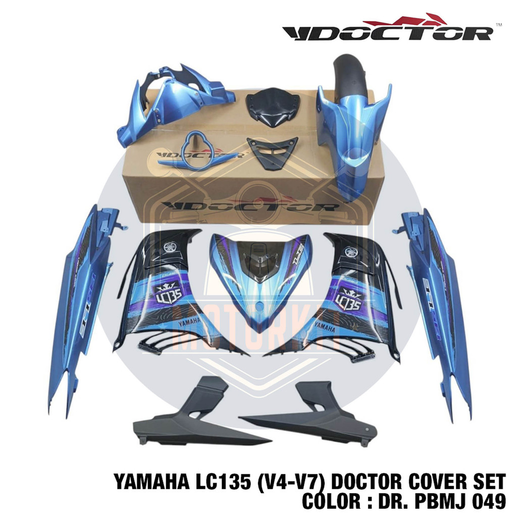 YAMAHA LC135 V4 V5 V6 V7 SPECIAL CUSTOM COLOR BARU BODY COVER SET STD ...