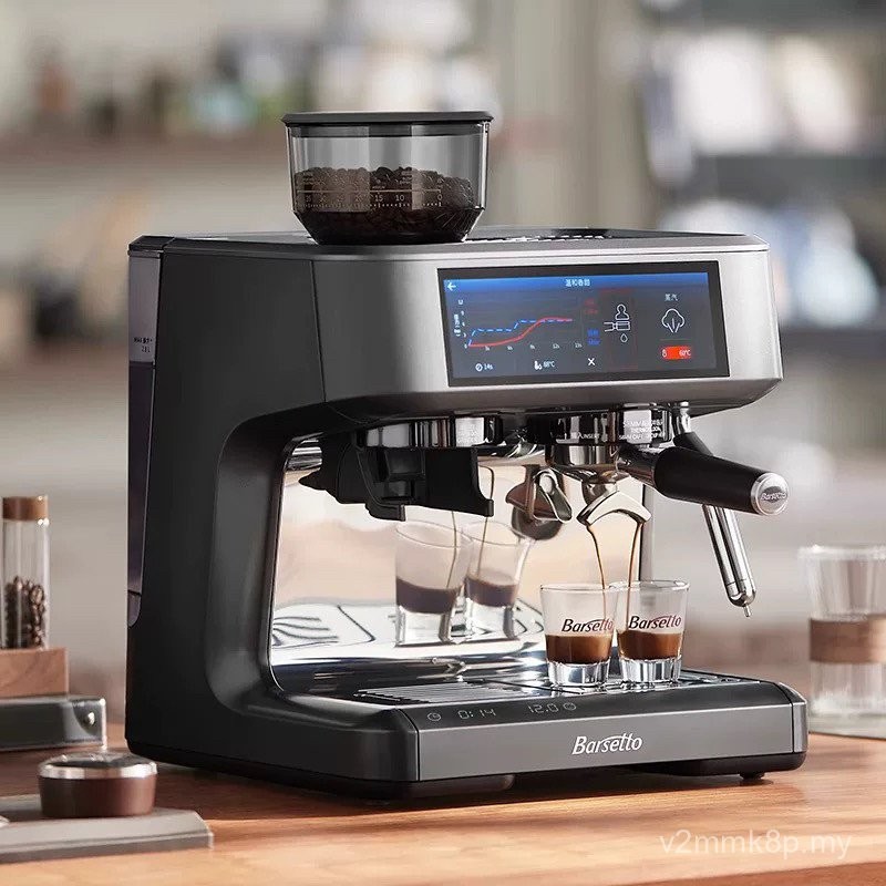 Mesin Kopi Barsetto PRO1lite Titan Mesin Pengekstrakan dan Pengisar Espresso Separa Automatik ...