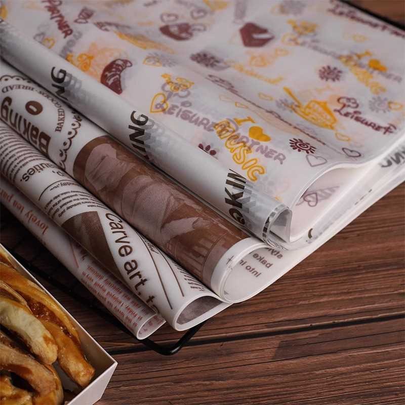 Kertas Pembalut Sandwic Menyerap Minyak Kalis Minyak Sandwic Burger ...