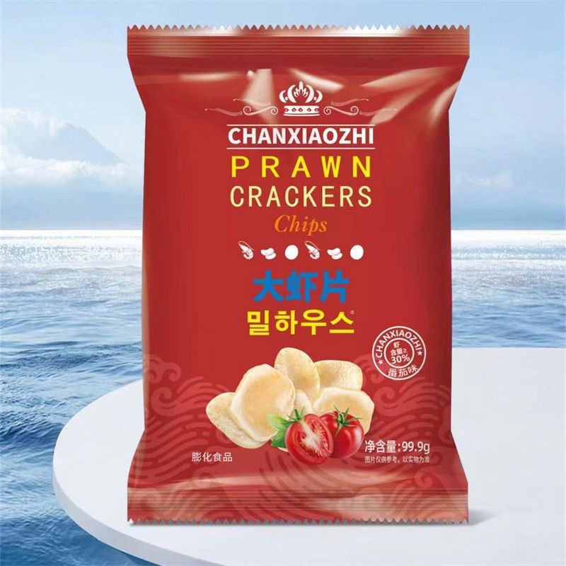 4% Praise Rate Shrimp Chips Glutton Xiaozhi Puffed Potato Chips ...