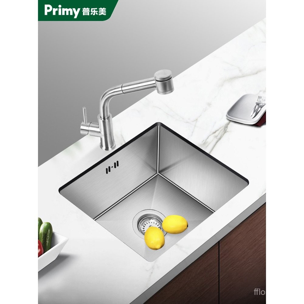Plus PLEAME Sink Small Single Sink 304 Stainless Steel Sink Under ...