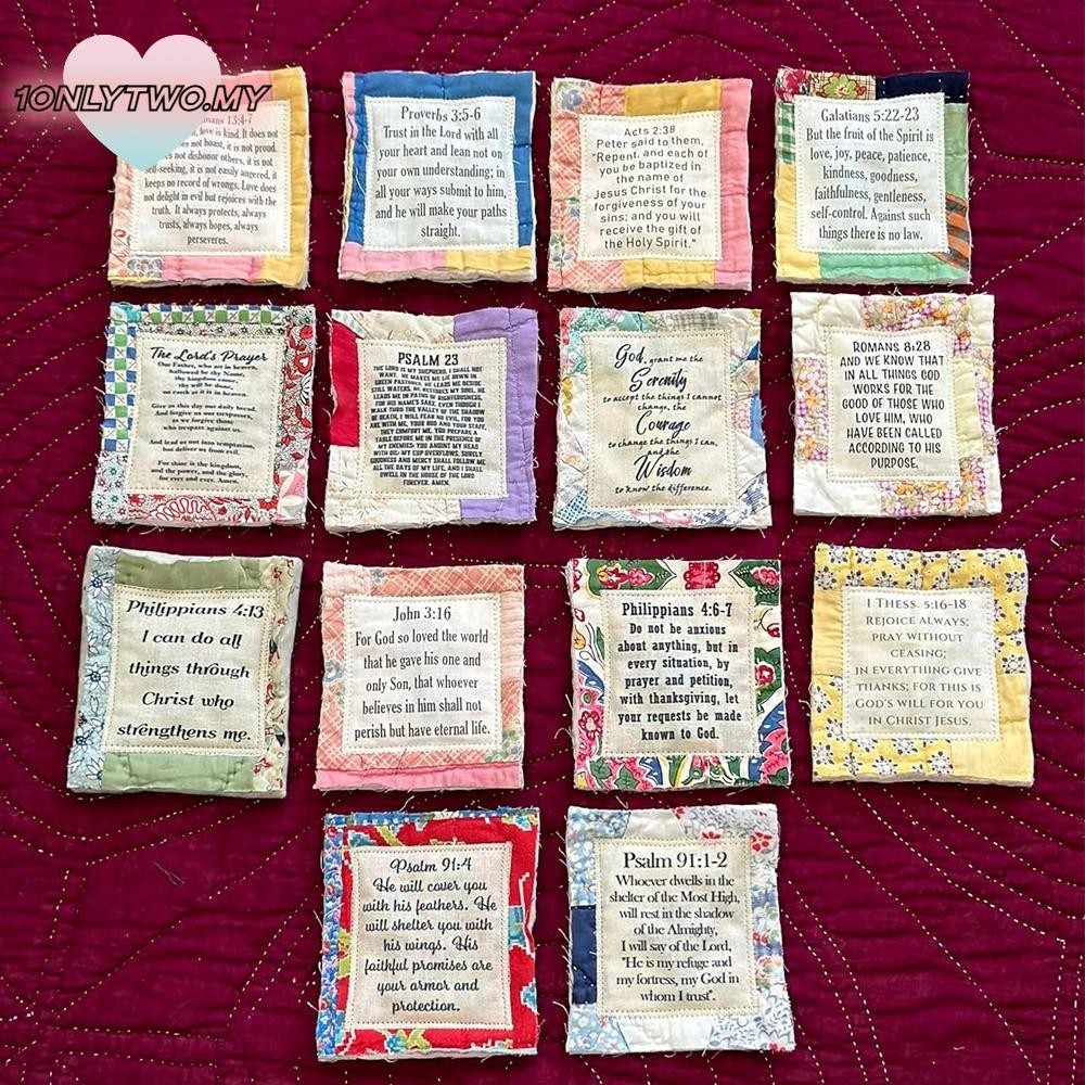 1ONLYTWO Prayer Quilt, Prayer Gifts Individually Colorful Pocket ...