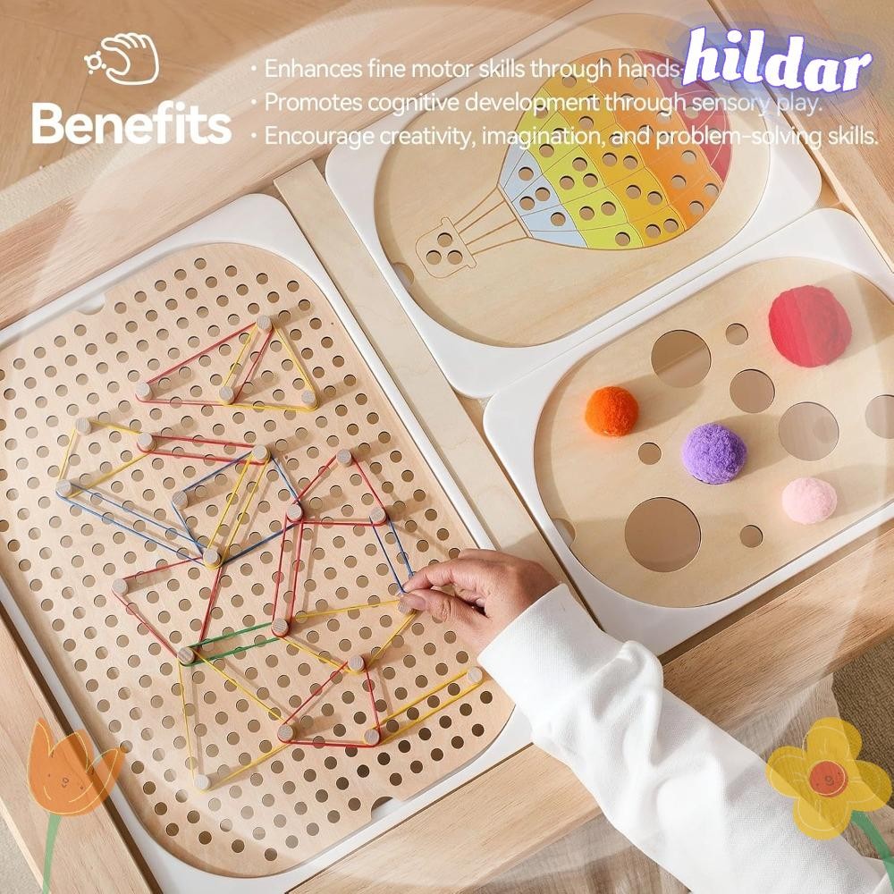 HILDAR 1 Set Perception Toy, Sensory Boards Sensory Table Sensory ...