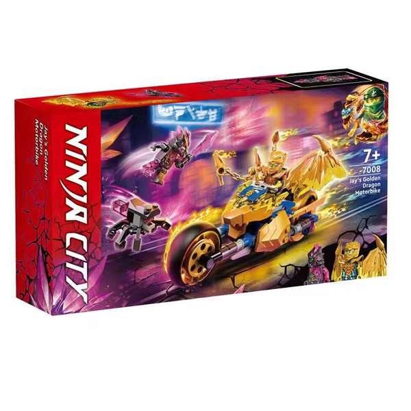lego ninjago lego brick Phantom Ninja Series Jie's Golden Dragon ...