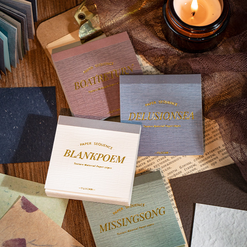 ENWEI 50 Pcs [Paper Sequence Series] Basic Color Hand Tent Base ...