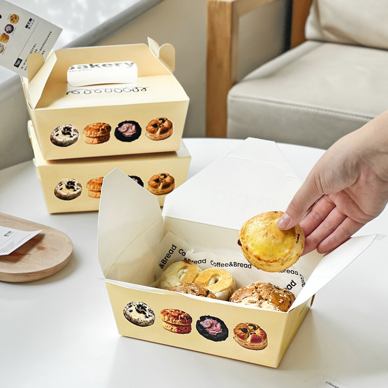Scone Packaging Box Pastry Baking Packaging Bag Cake Macaron Cookie ...