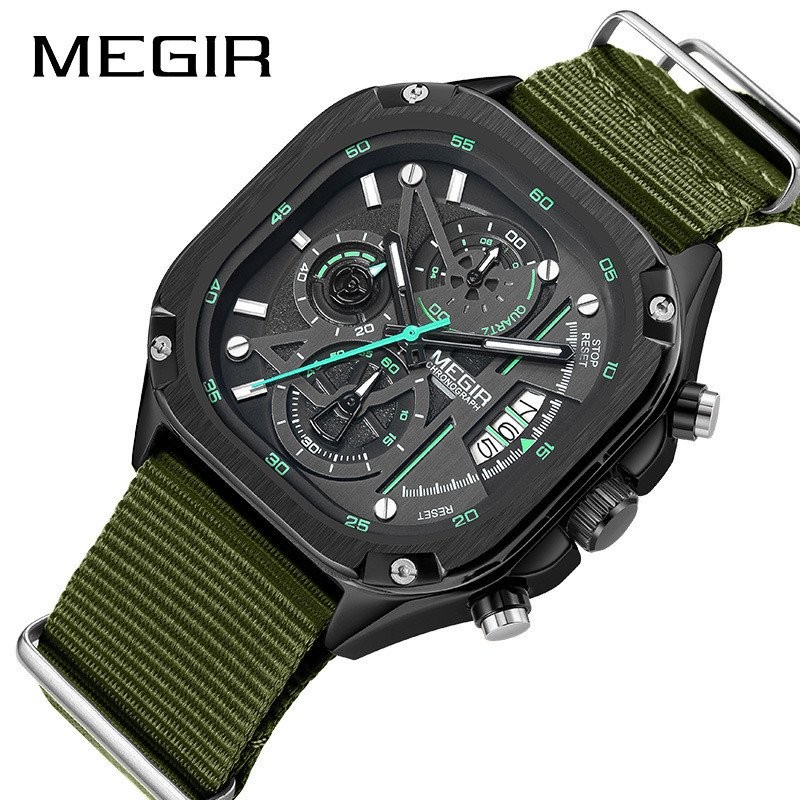 2025 Fashion Sports New Product megir megir Watch Square Watch ...