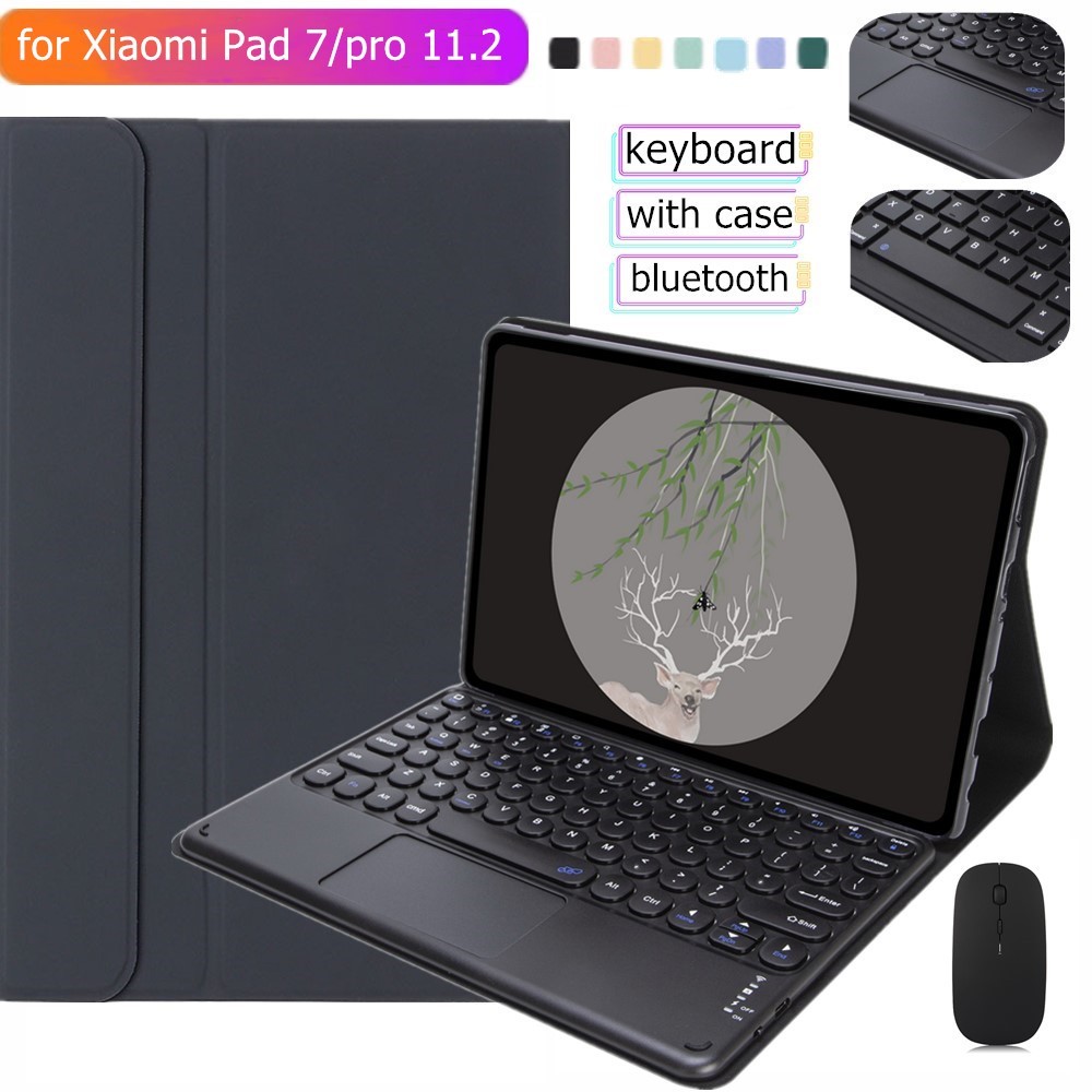 case with Keyboard For Xiaomi Pad 7 / Xiaomi Pad 7 Pro 11.2 inch 2024 ...