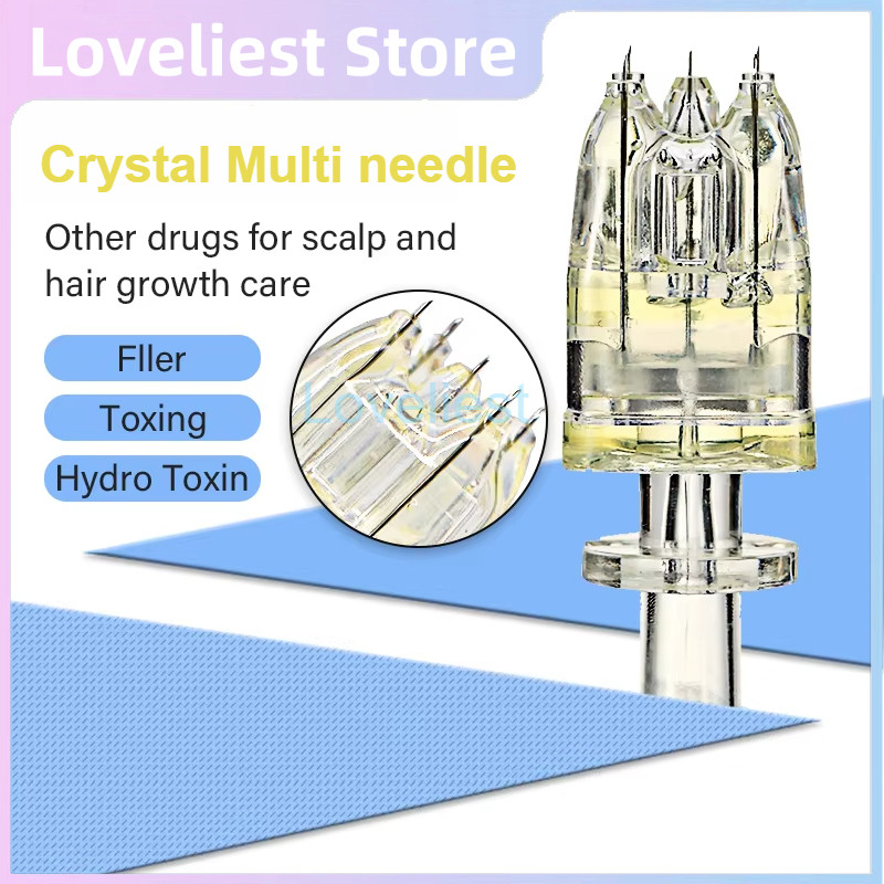 Korea Crystal Multi Needle Mesotherapy 32g 1.5mm 5 Pins Tip Needle For ...