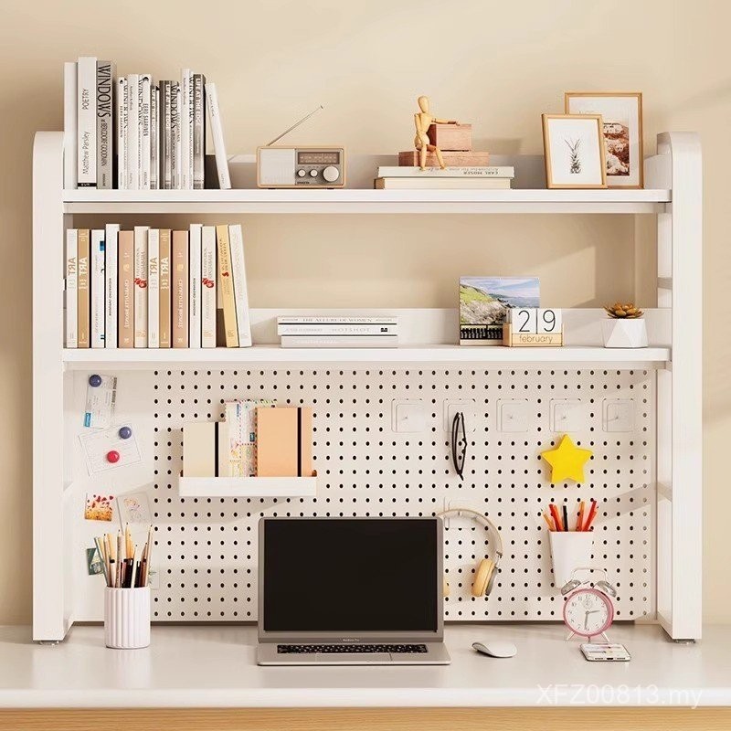 Desktop Shelf Desktop Book Multi-Layer Shelf Hole Board Office Study ...