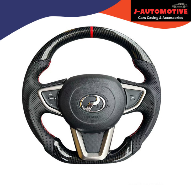 Perodua Myvi MG3 2018-2021 / Bezza 2016-2025 Carbon Fiber Steering ...