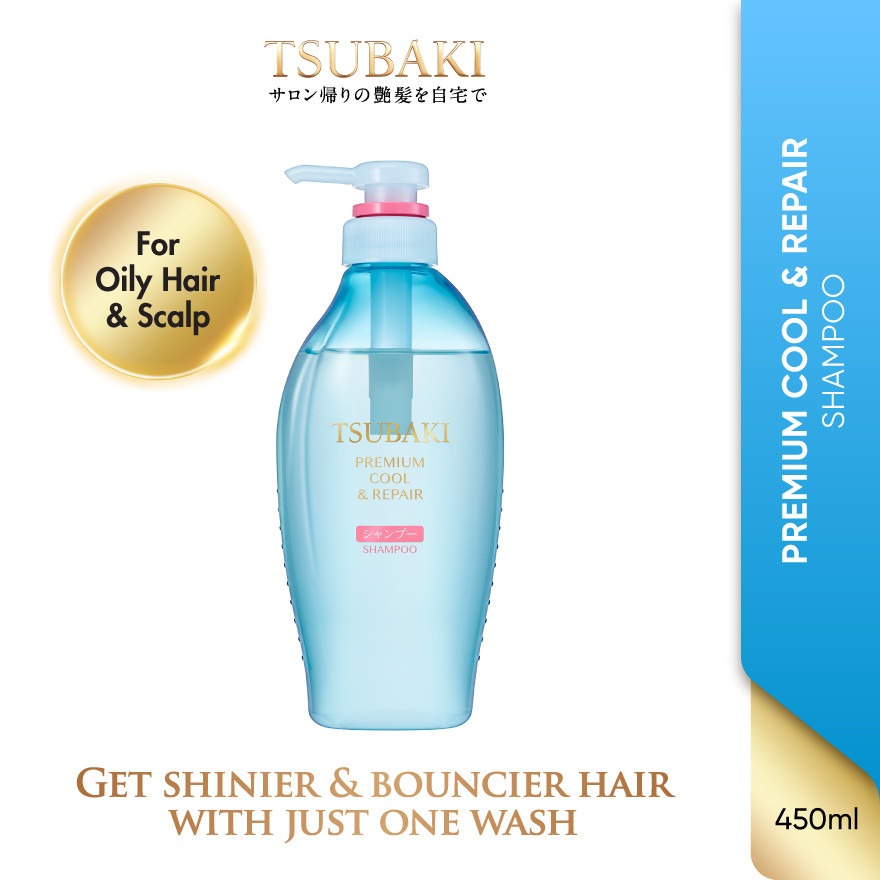 TSUBAKI Premium Cool & Repair Shampoo 450ml | Shopee Malaysia