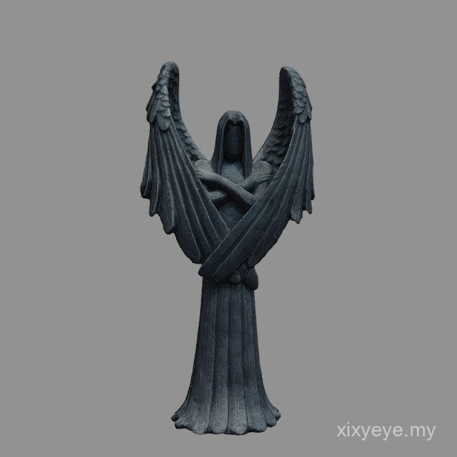 Greek Mythology Eros Statue Wings Dark Angel Resin Character Couple ...