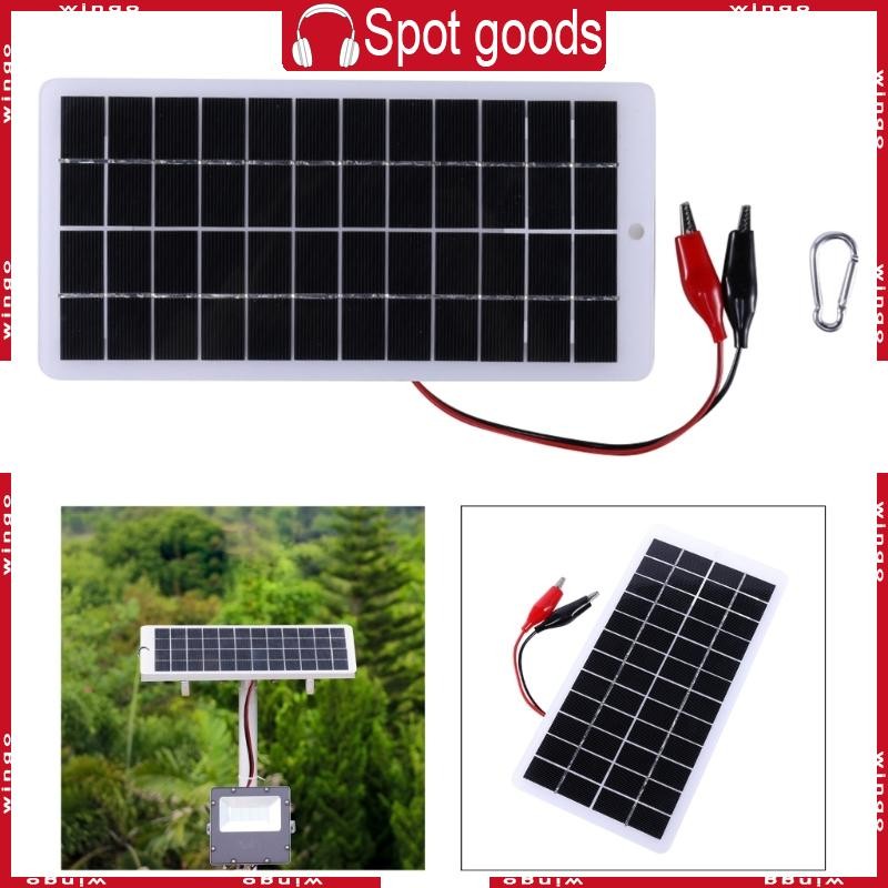 WIN Solar Panel 10W 12V Polysilicon Epoxy Panels Portable Solar Cell ...