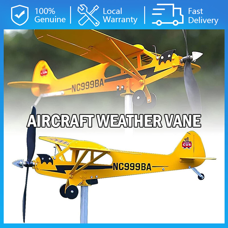 3D Aircraft Model Garden Decoration Anti-corrosion Metal Airplane ...